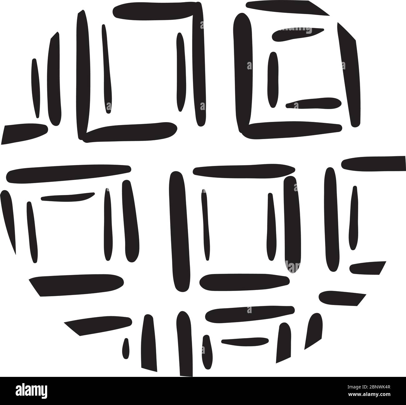 lines squares organic pattern line style Stock Vector Image & Art - Alamy