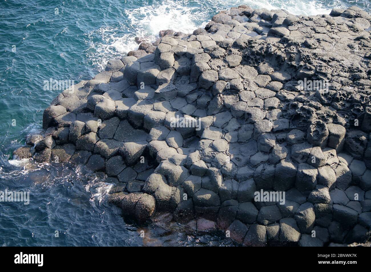 Jeju Island Columnar Joints in South Korea Stock Photo - Alamy