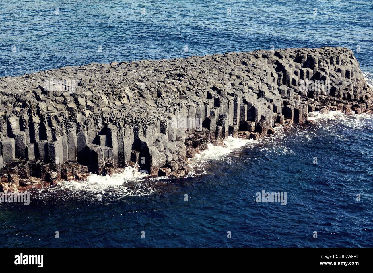 Jeju Island Columnar Joints in South Korea Stock Photo - Alamy