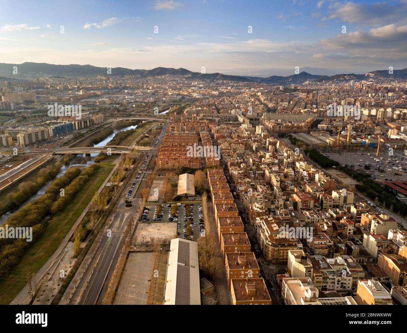 Mouth of the besos river hi-res stock photography and images - Alamy