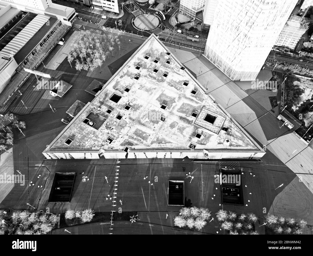 Natural history museum aerial Black and White Stock Photos & Images - Alamy