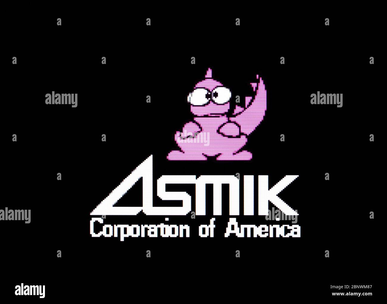 Asmik Corporation of America Software Developer Logo - SNES Super ...