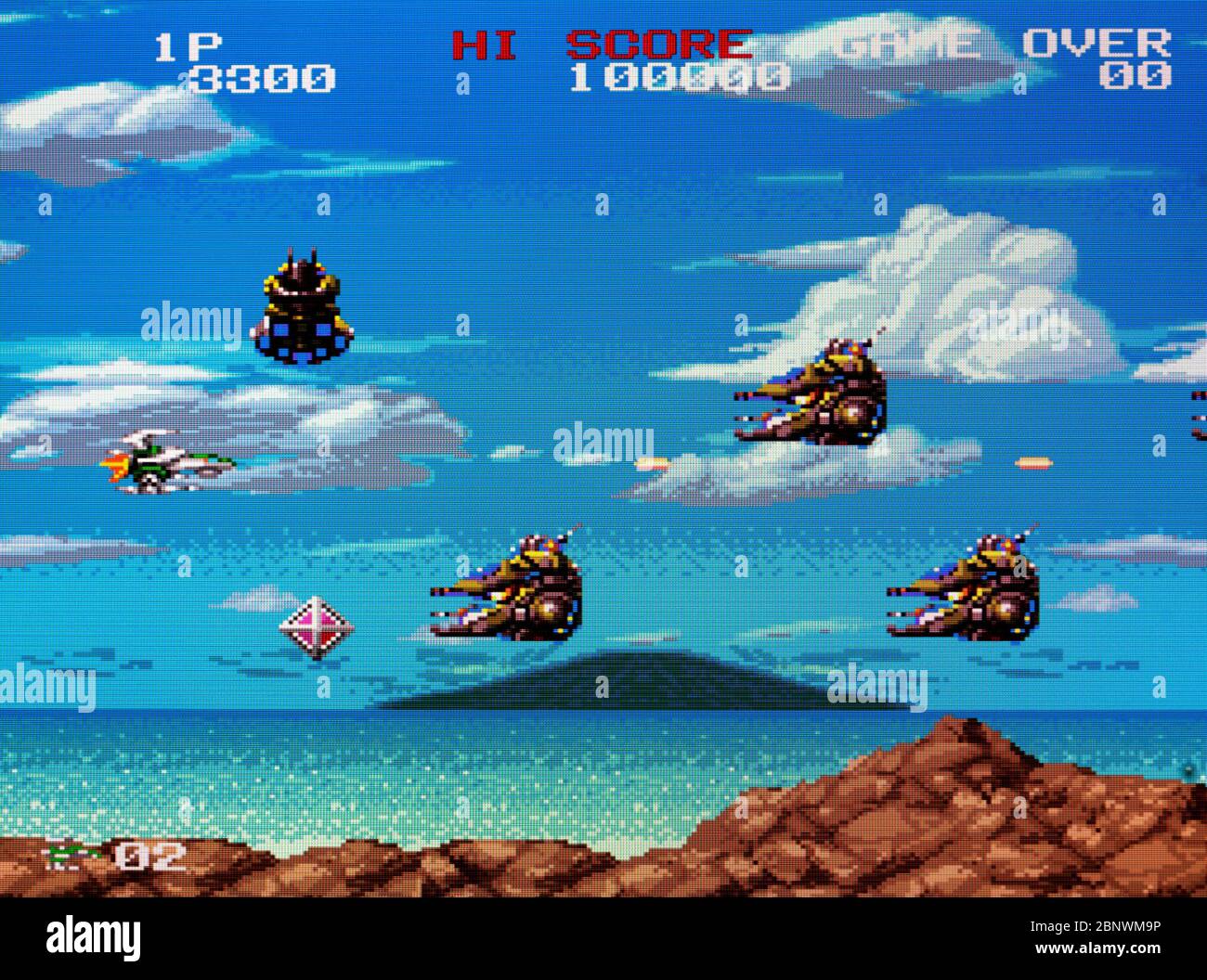 Darius Twin - SNES Super Nintendo - Editorial use only Stock Photo - Alamy