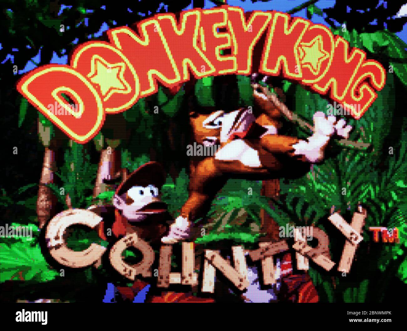 Donkey Kong Country - SNES Super Nintendo - Editorial use only Stock ...