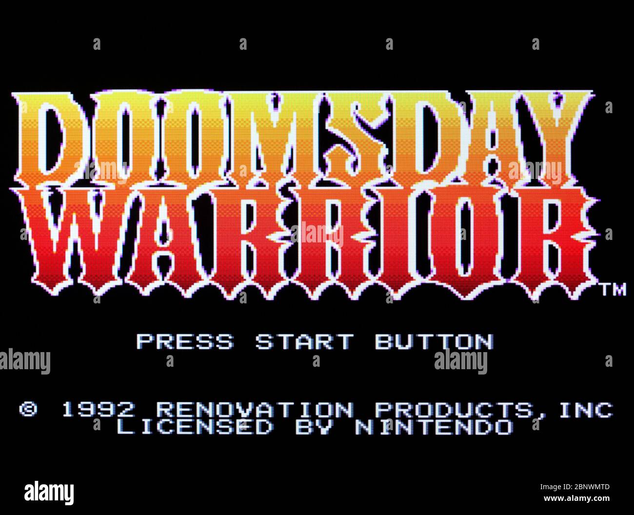 Doomsday Warrior - SNES Super Nintendo - Editorial use only Stock Photo ...