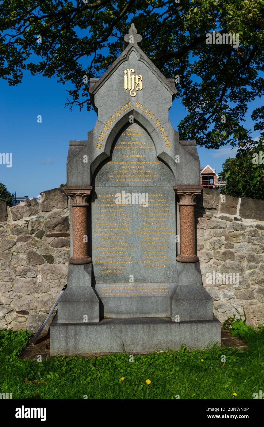 St michaels church graveyard abergele hi-res stock photography and ...
