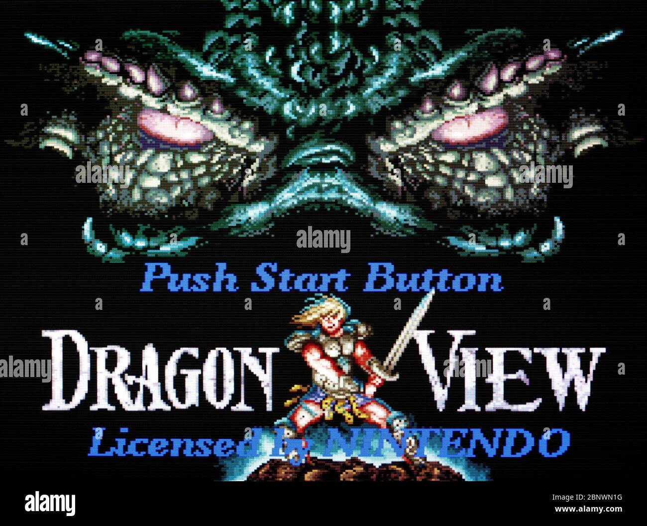 Dragon View - SNES Super Nintendo - Editorial use only Stock Photo - Alamy