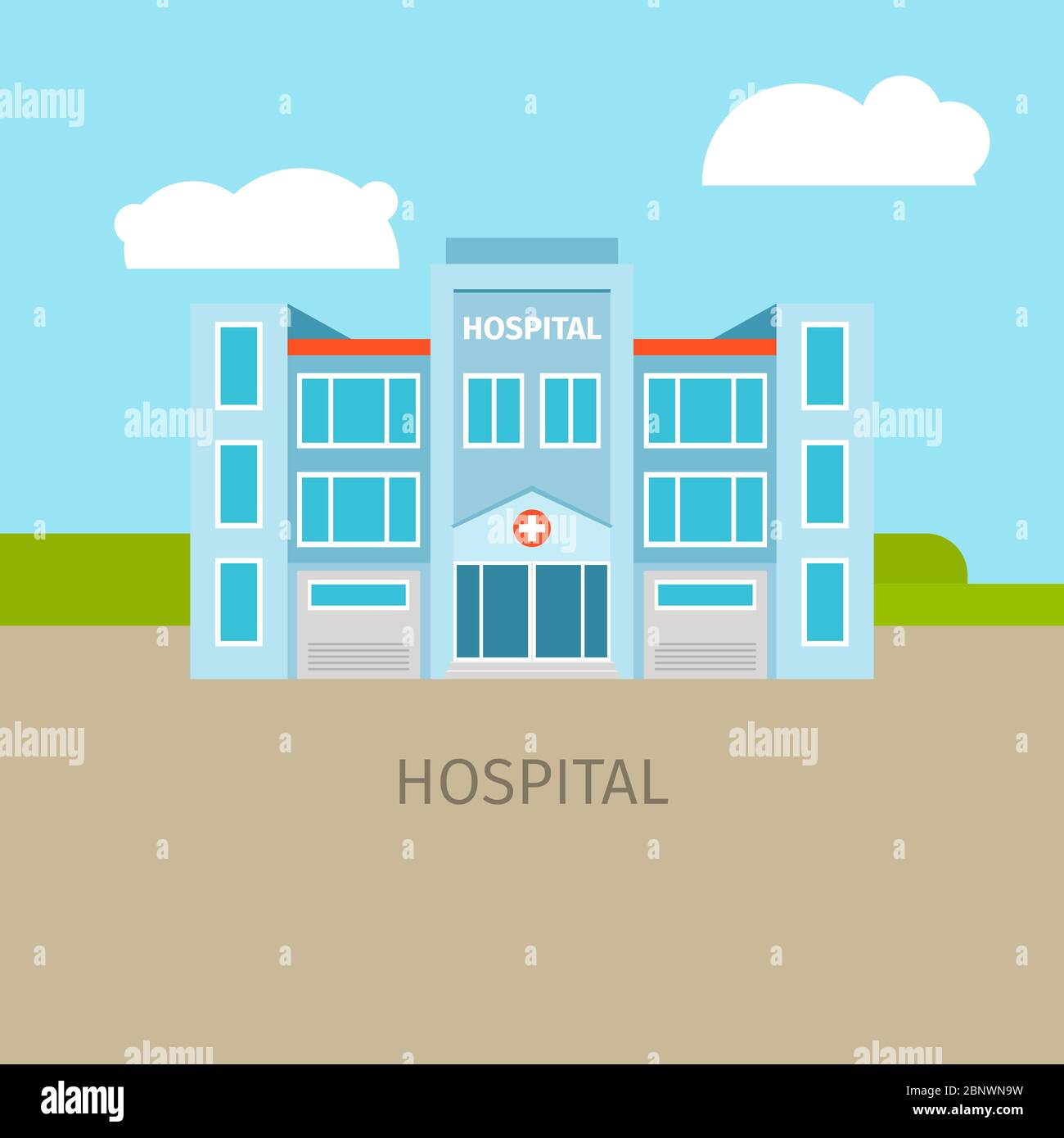 Hospital vector hi-res stock photography and images - Alamy