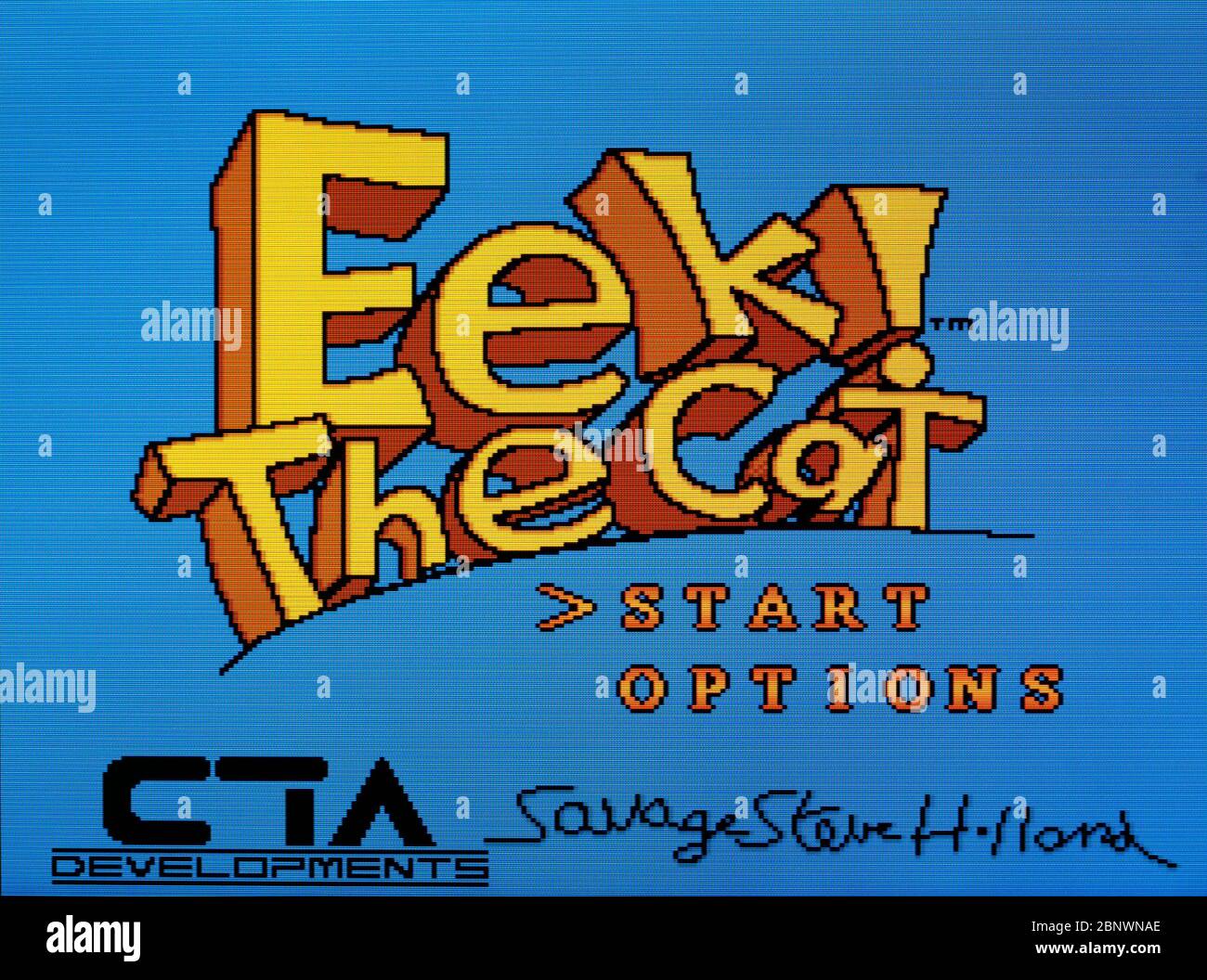 Eek! The Cat - SNES Super Nintendo - Editorial use only Stock Photo - Alamy
