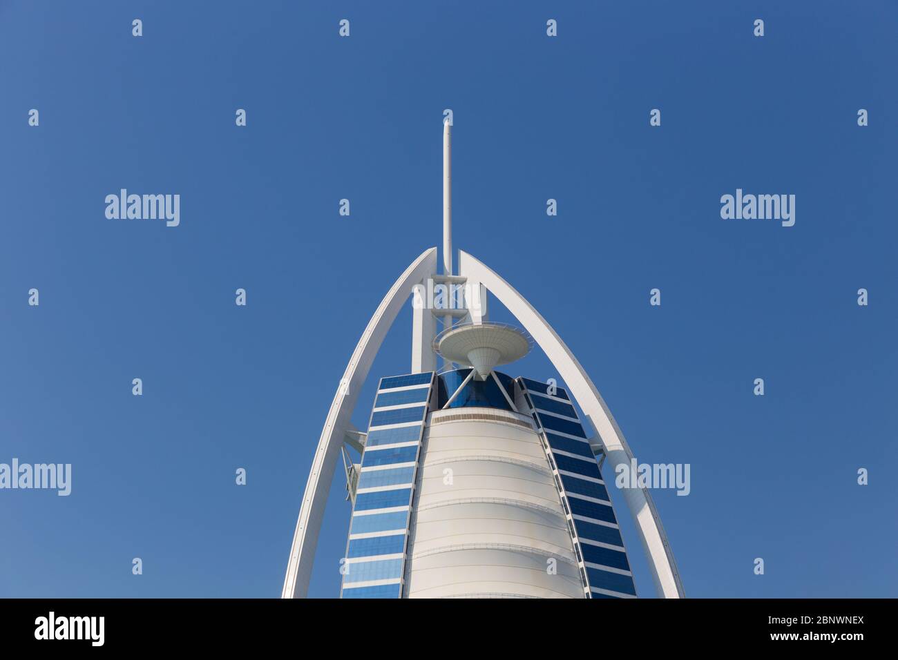 DUBAI, UAE - DECEMBER 03, 2017: Burj Al Arab, built on an artificial ...