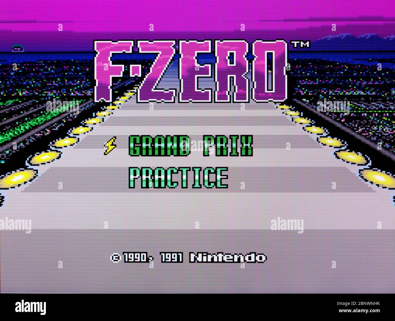 F-Zero FZero - SNES Super Nintendo - Editorial use only Stock Photo - Alamy