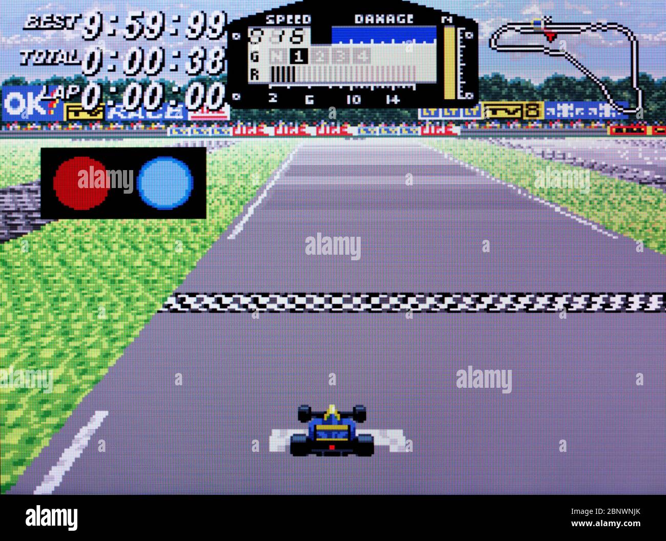 F1 ROC Race of Champions - SNES Super Nintendo - Editorial use only ...
