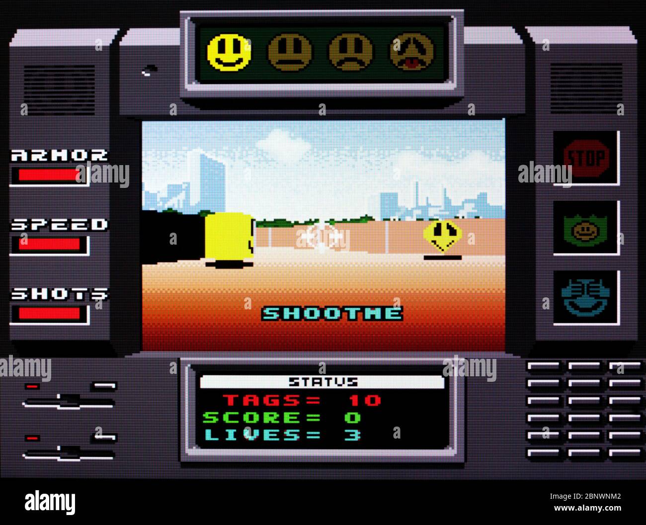 Faceball 2000 - SNES Super Nintendo - Editorial use only Stock Photo ...