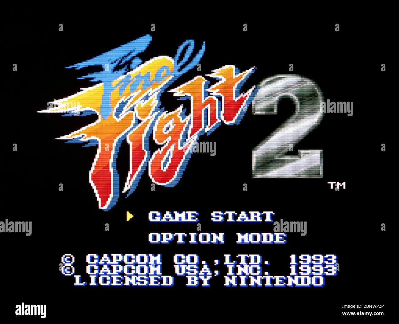 Final Fight 2 - SNES Super Nintendo - Editorial use only Stock Photo ...