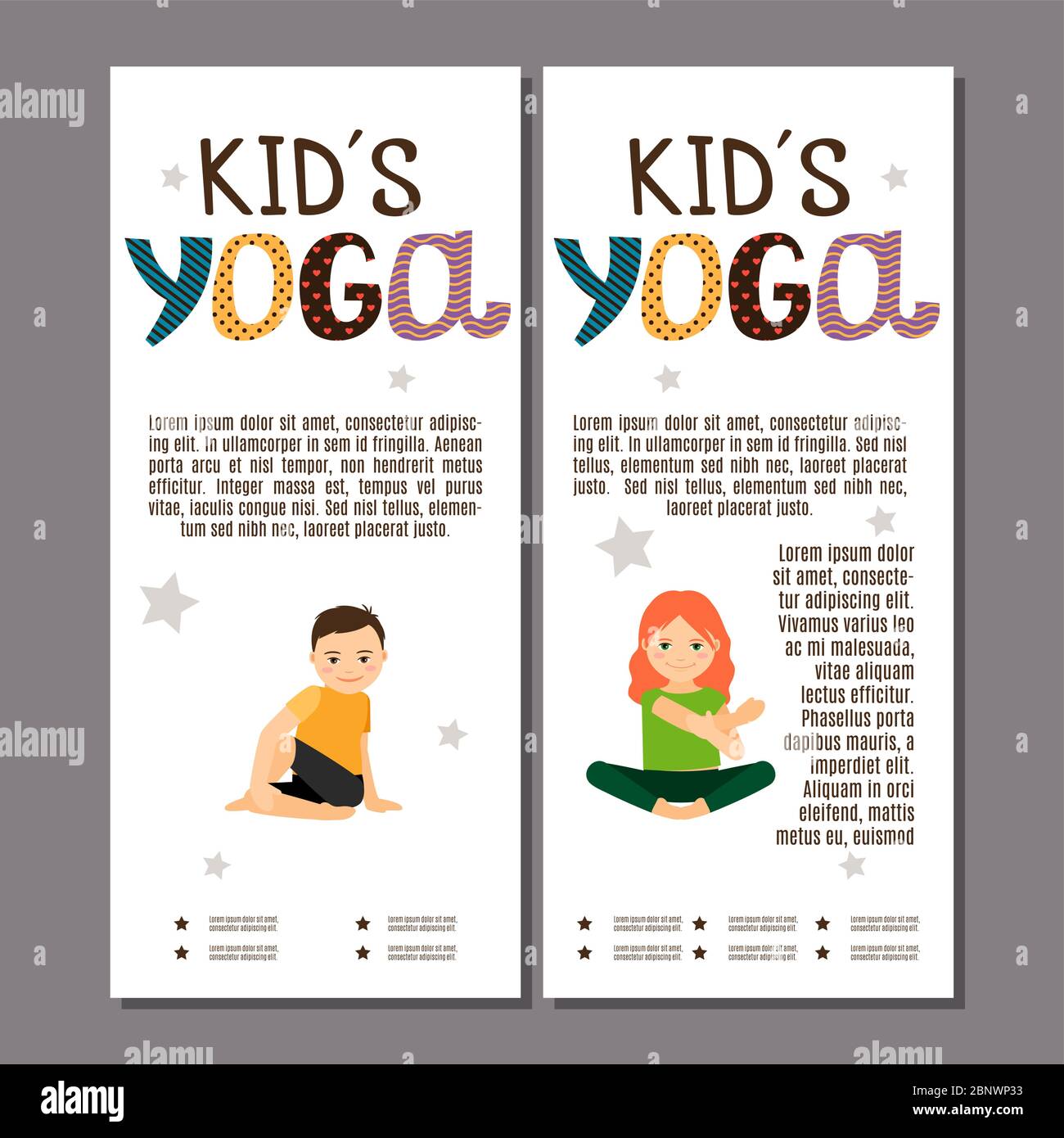 Yoga For Kids Flyer