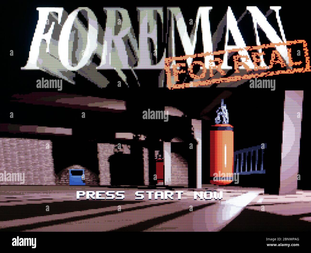 Foreman For Real - SNES Super Nintendo - Editorial use only Stock Photo ...