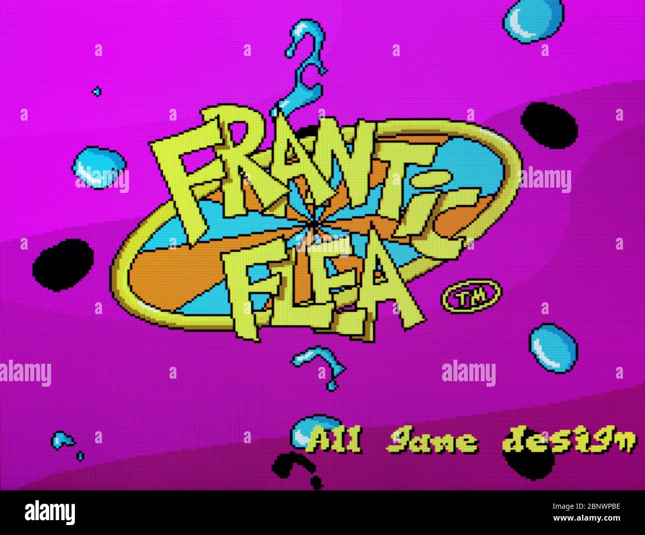 Frantic Flea - SNES Super Nintendo - Editorial use only Stock Photo - Alamy