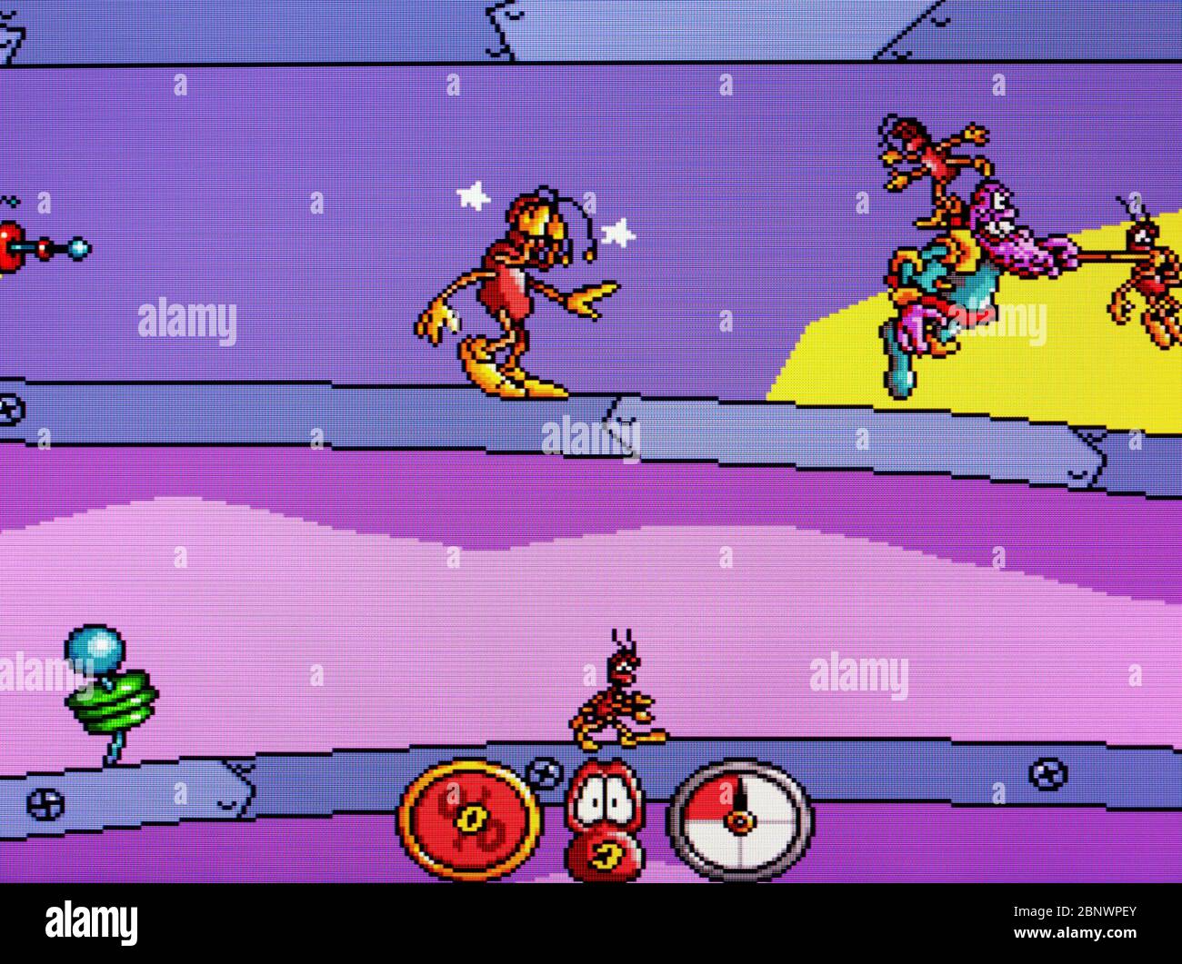 Frantic Flea - SNES Super Nintendo - Editorial use only Stock Photo - Alamy