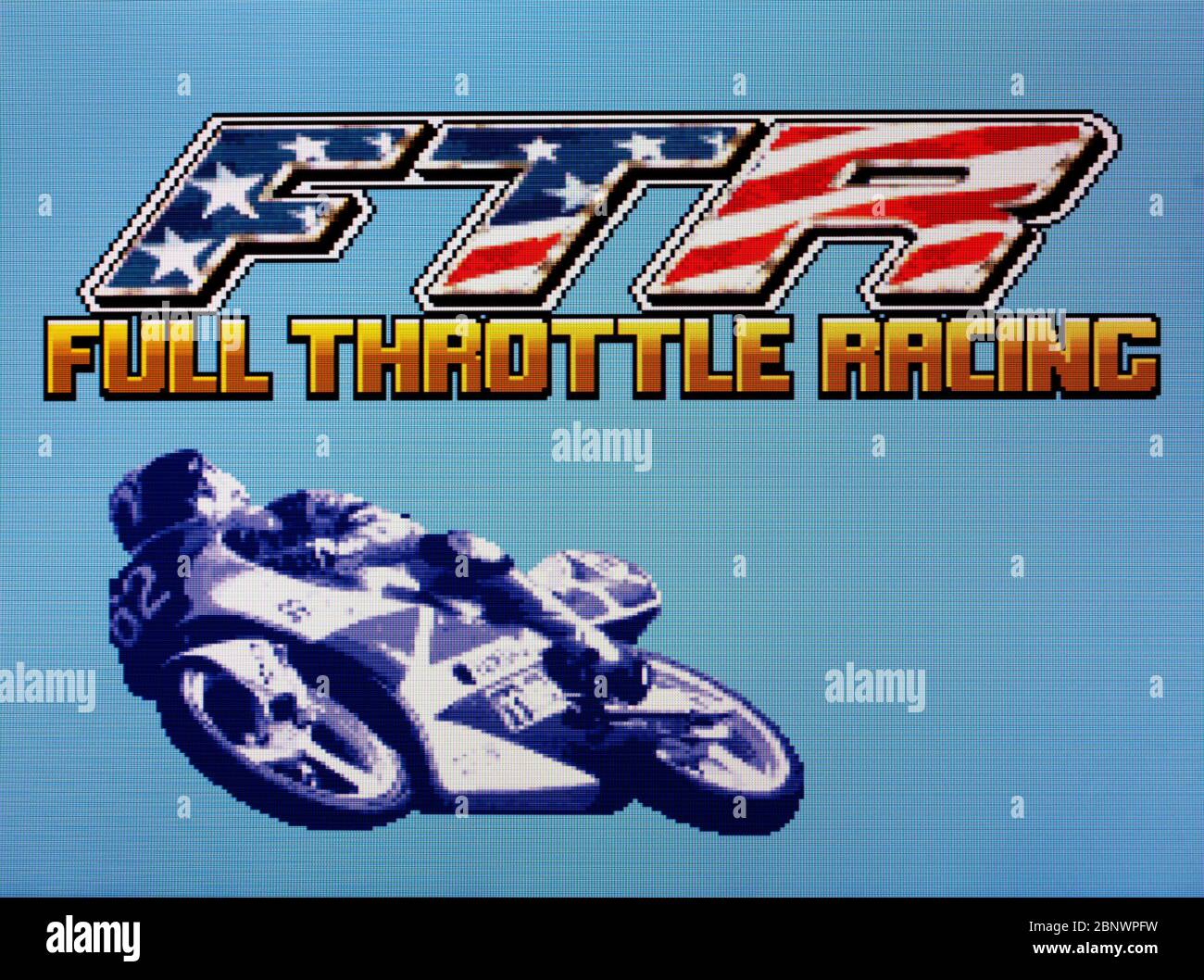 FTR Full Throttle Racing - SNES Super Nintendo - Editorial use only ...