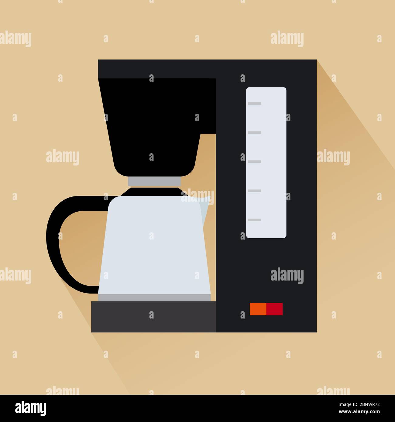 Coffee maker porcelain cup Stock Vector Images - Alamy