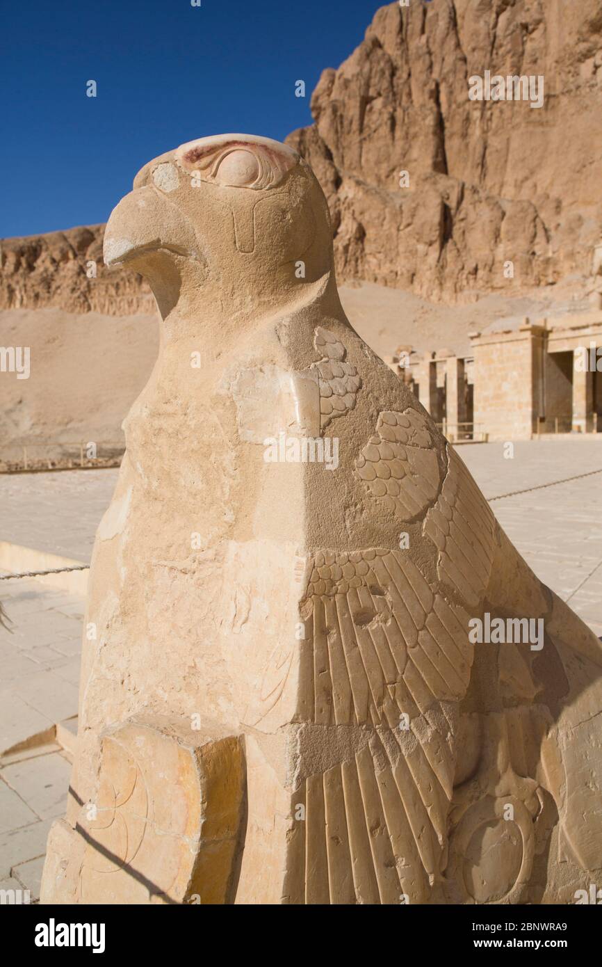 Falcon Statue, Hatshepsut Mortuary Temple (Deir el-Bahri), UNESCO World ...