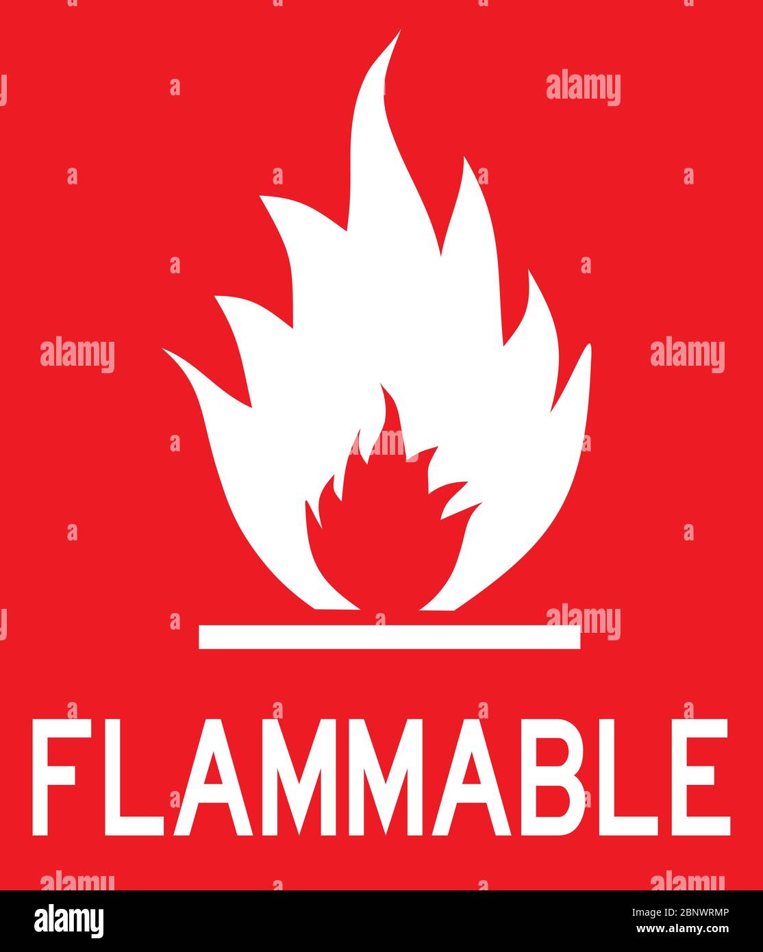 Flammable Logo Flammable Gas Sign Stock Illustrations – 15,867