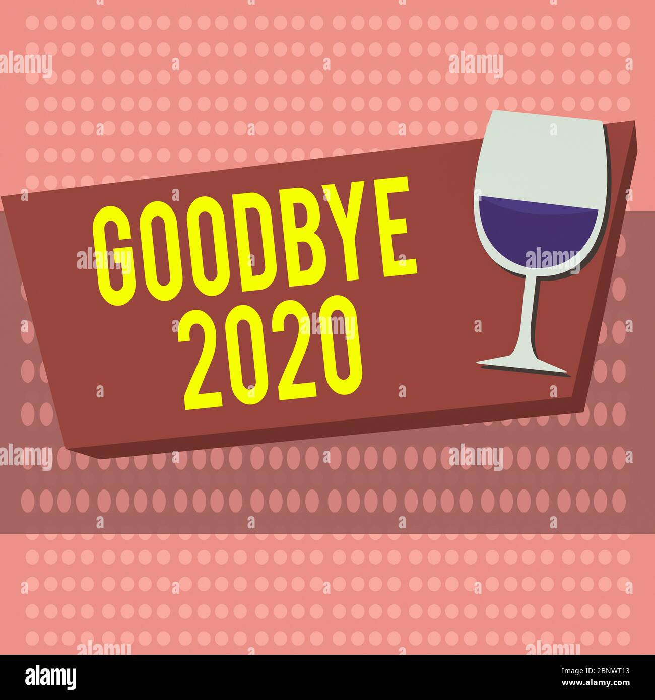 Text sign showing Good Bye 2020. Business photo showcasing express good ...