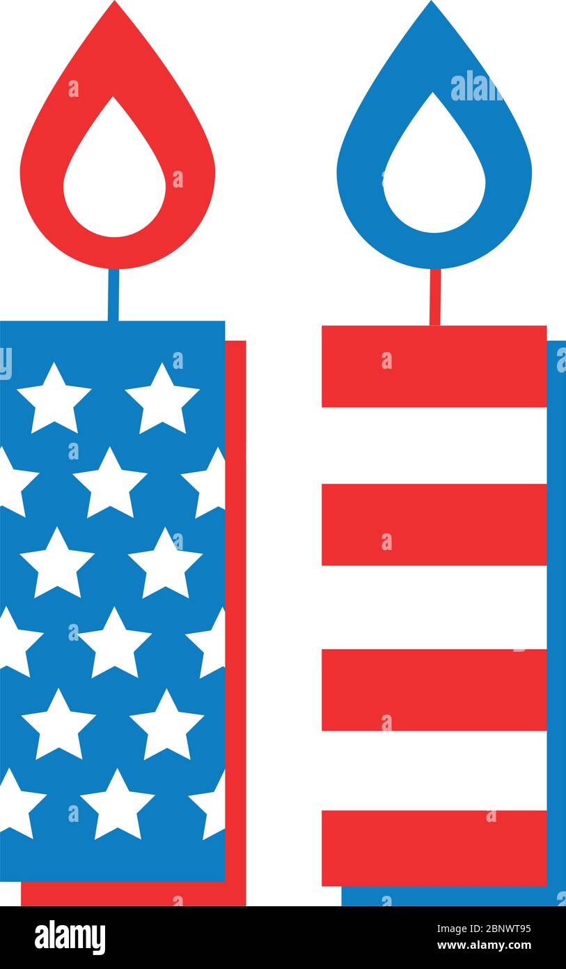 American flag flames fire Stock Vector Images - Alamy