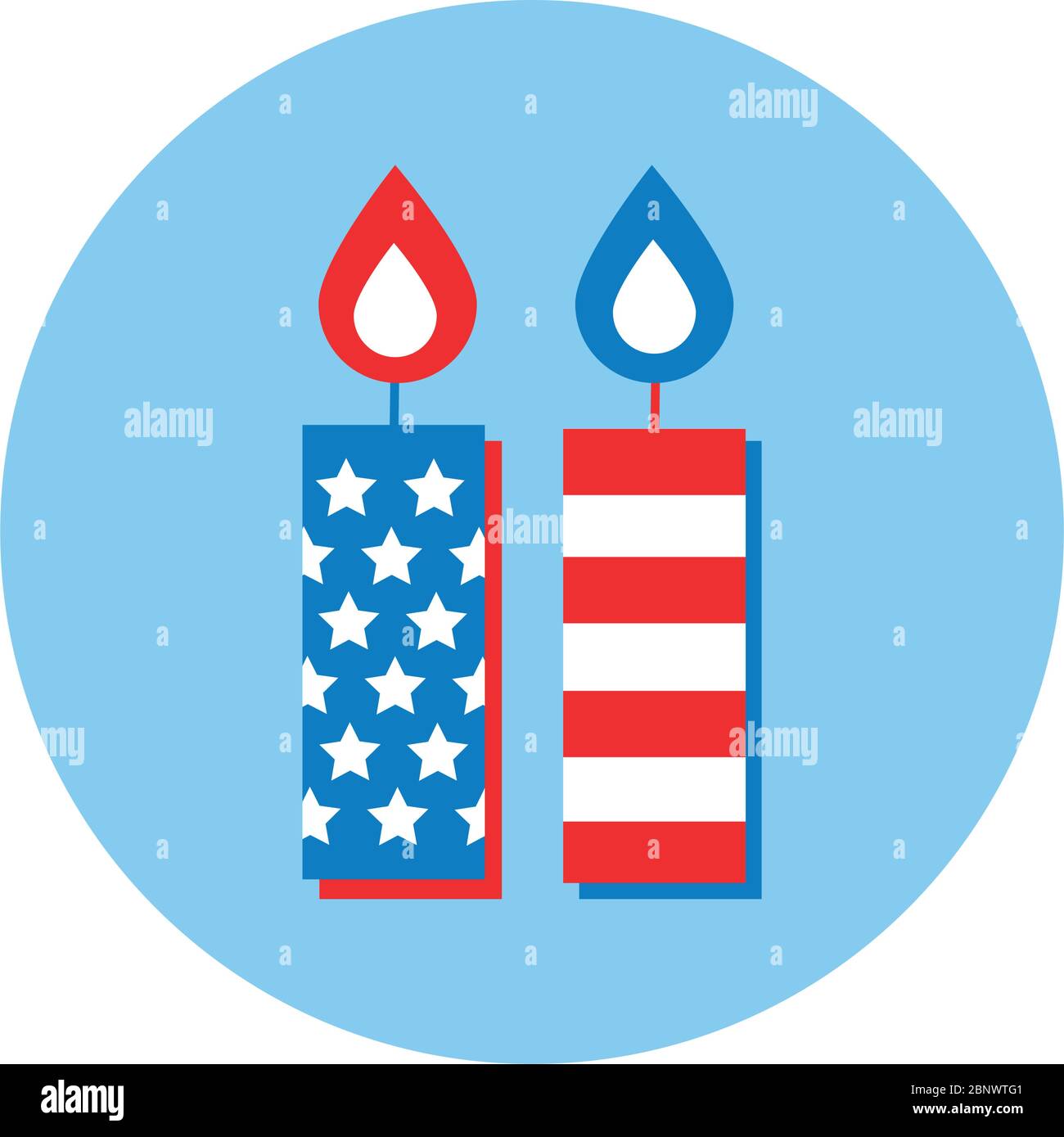 American flag flames fire Stock Vector Images - Alamy