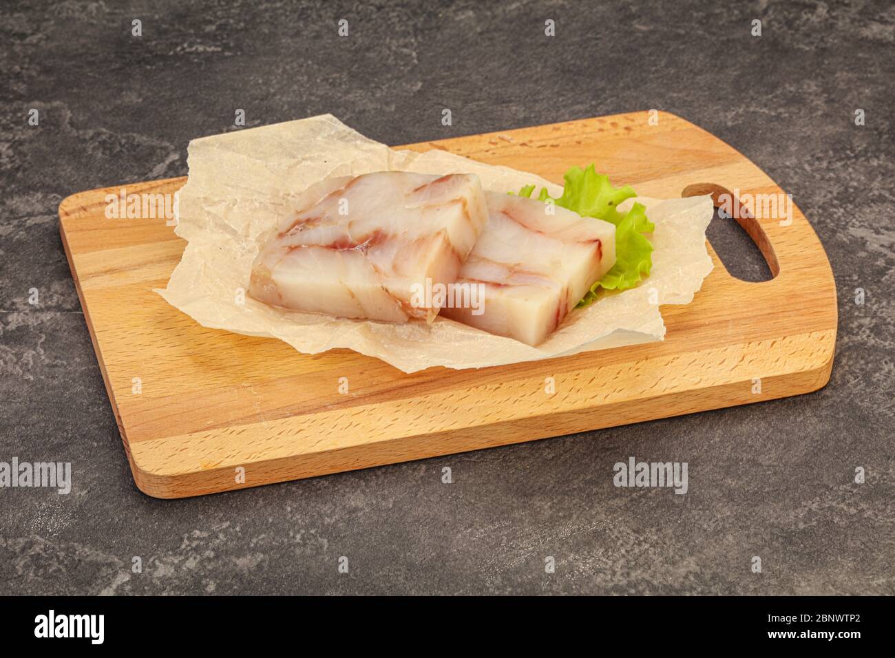 Raw dietary pollock fish fillet for cooking Stock Photo - Alamy