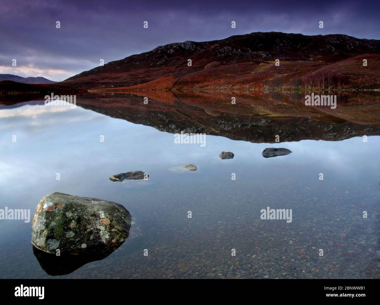 loch tarff scotland landscape in winter Stock Photo - Alamy
