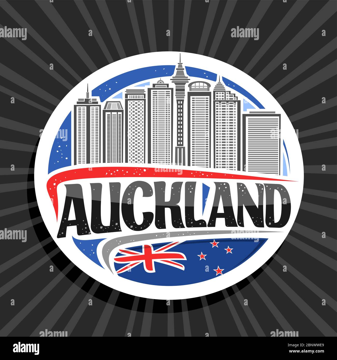 Auckland new zealand art Stock Vector Images - Alamy