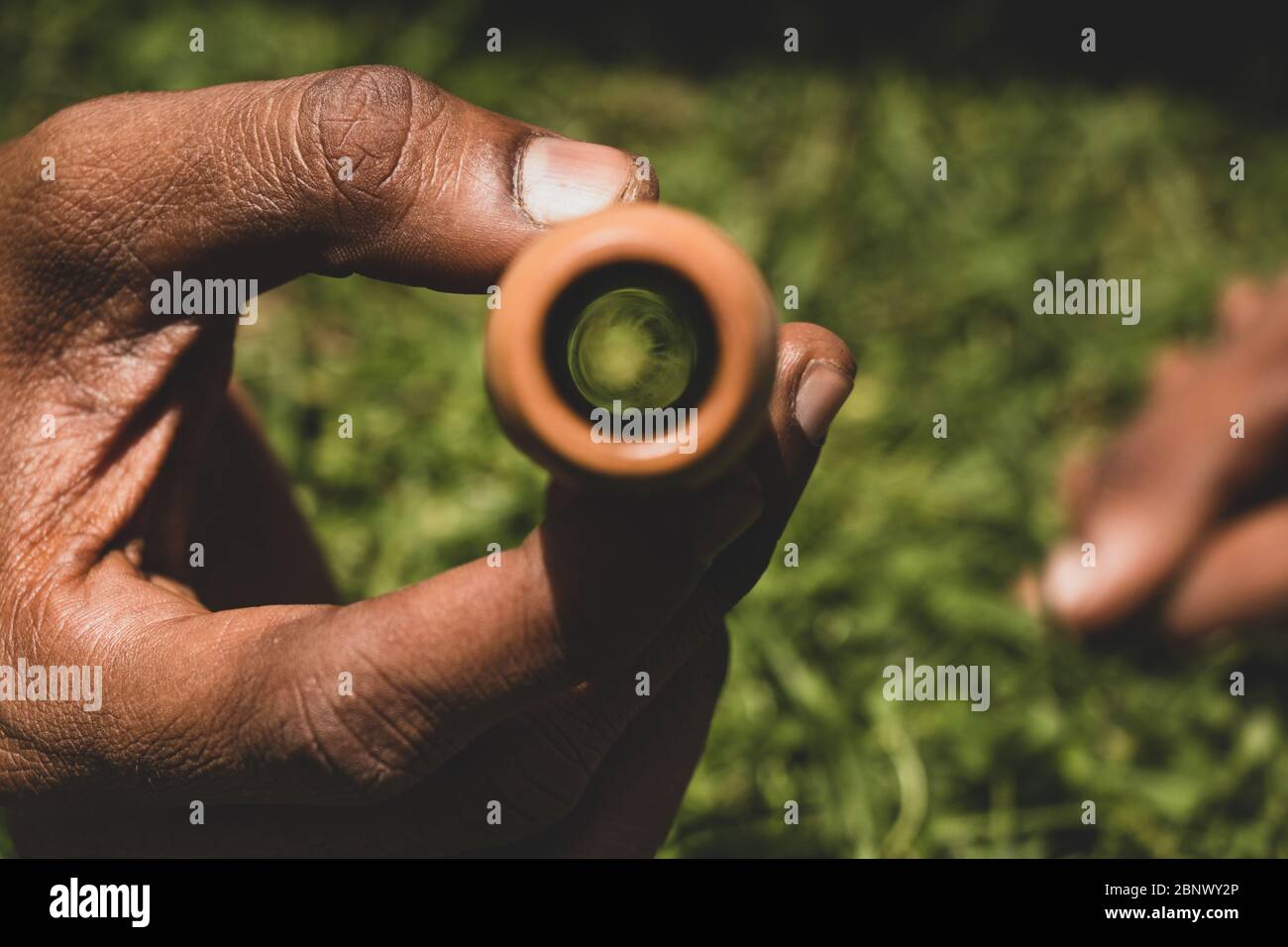 Indian smoking pipe hi-res stock photography and images - Alamy