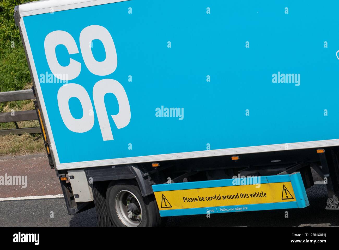 Coop delivery truck hi-res stock photography and images - Alamy