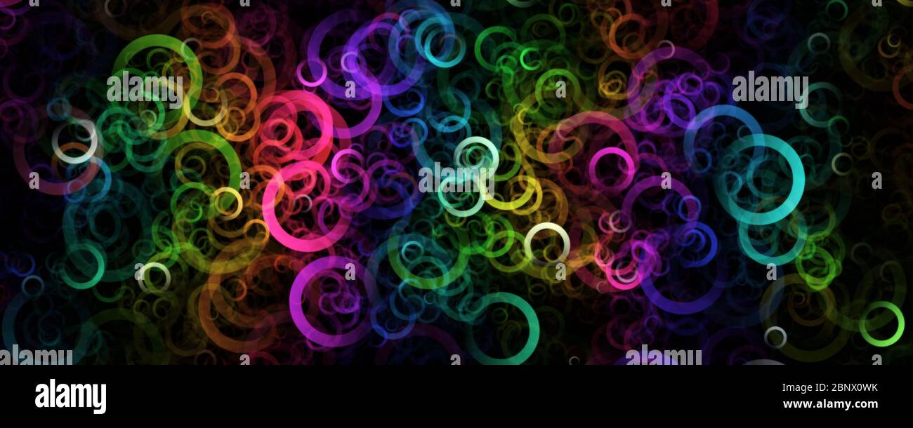 Fantastic circle panorama background design illustration Stock Photo ...