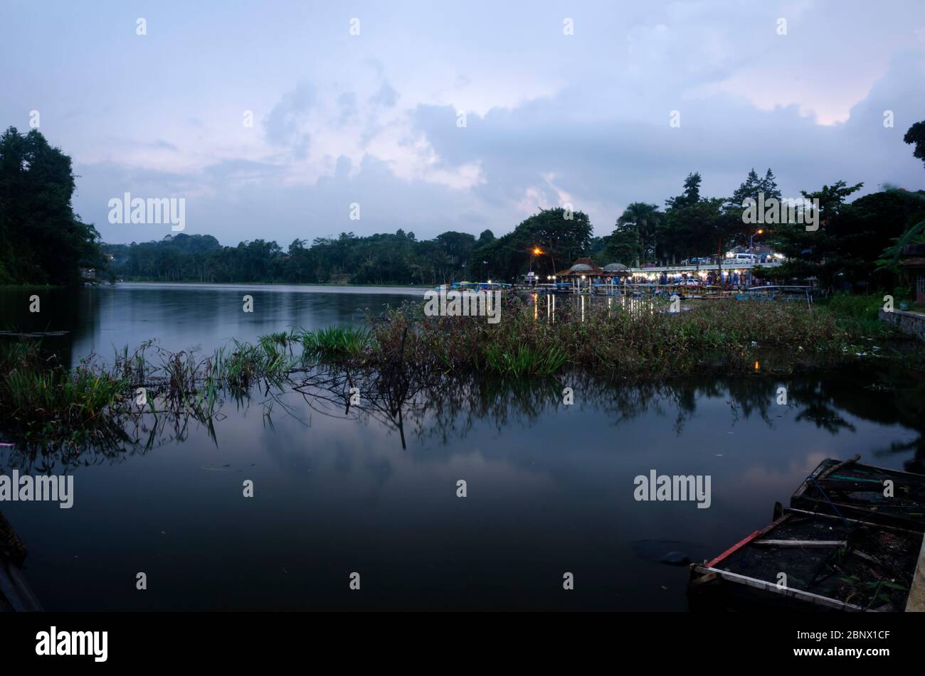 Lake in West Java - Indonesia Stock Photo - Alamy