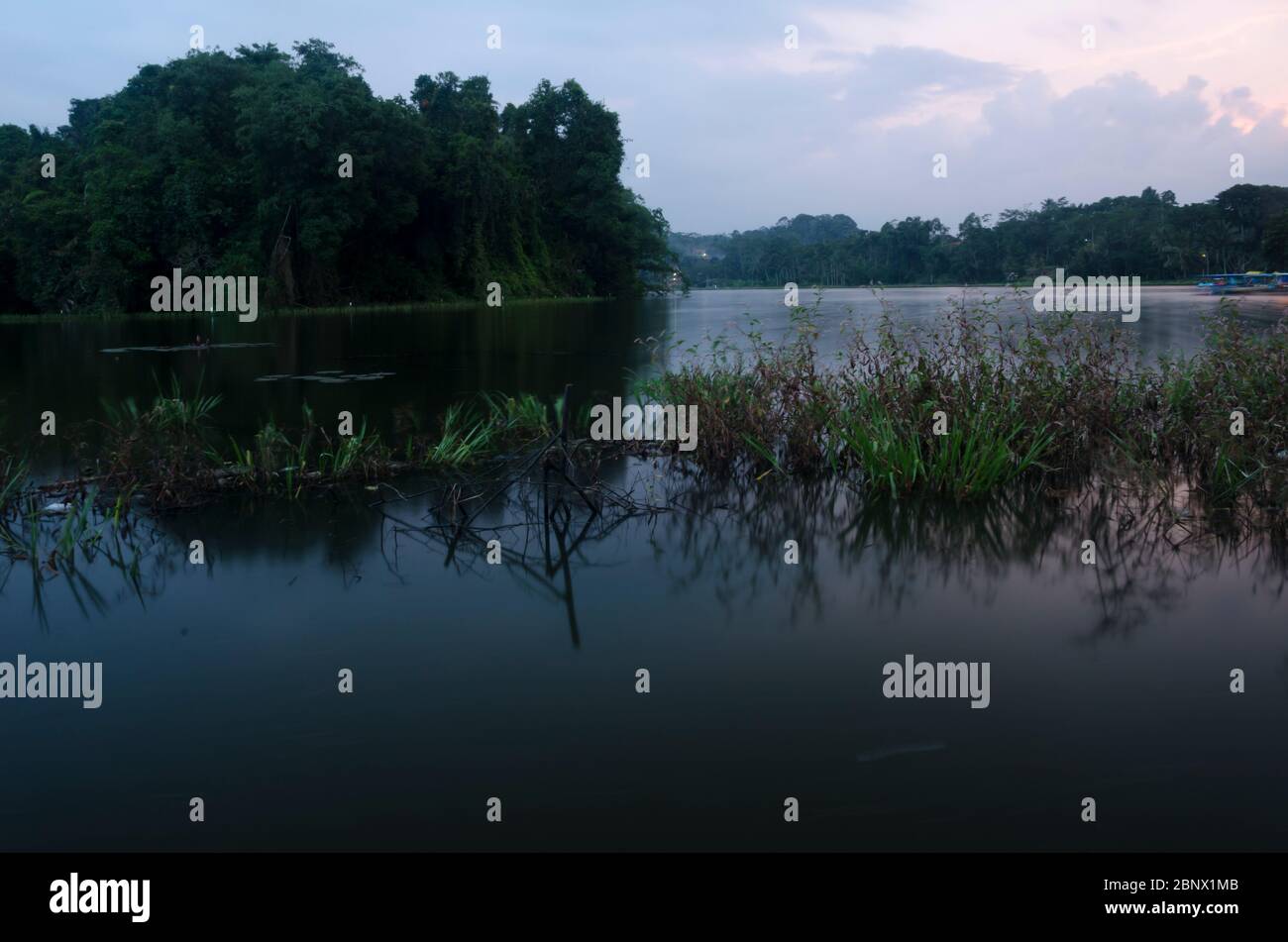 Lake in West Java - Indonesia Stock Photo - Alamy