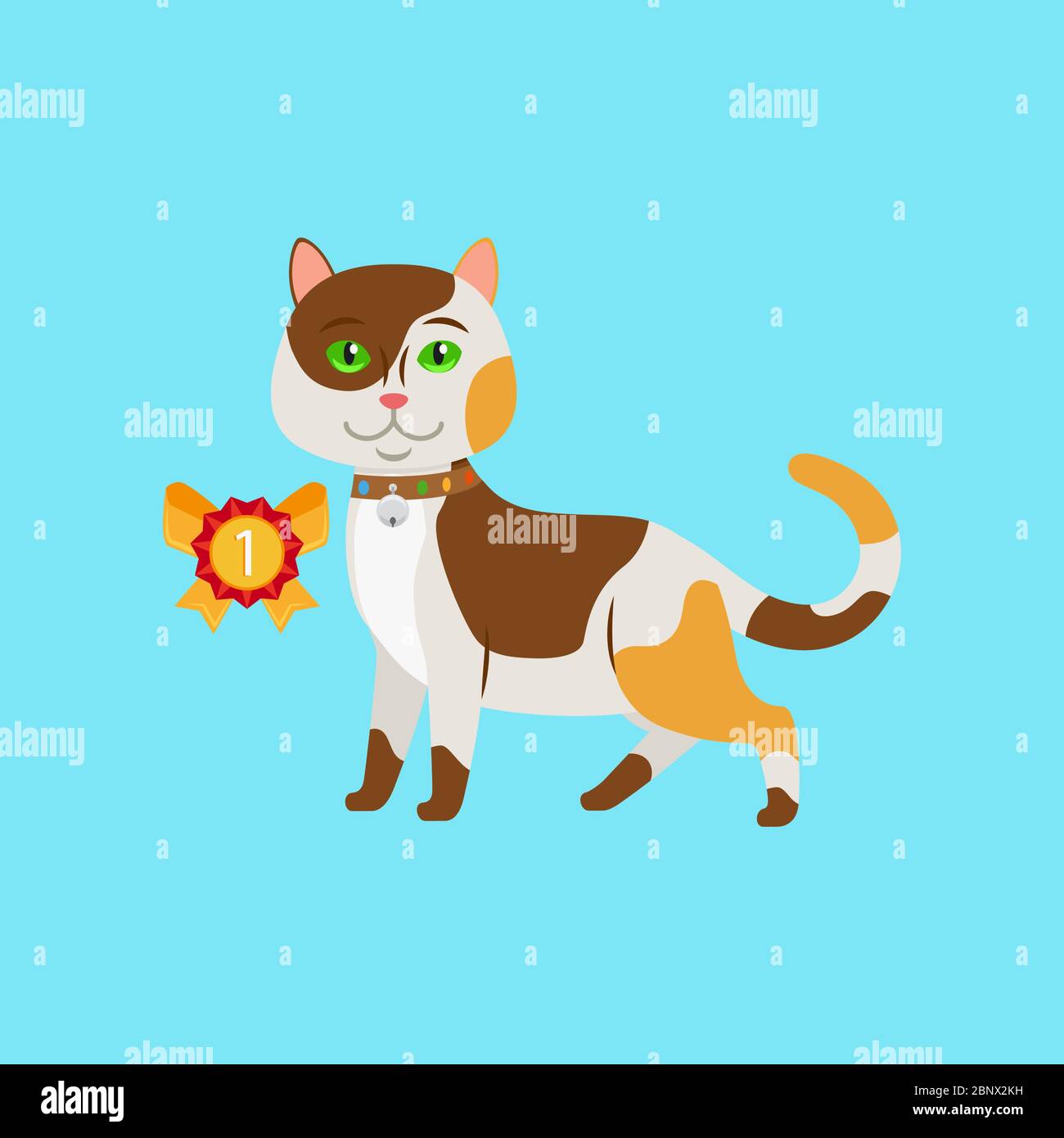 Champion cat Stock Vector Images - Alamy