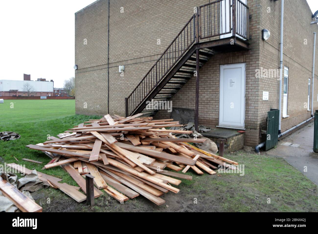 The aftermath of the 7th November, 2019, Floods in Worksop. Worksop ...
