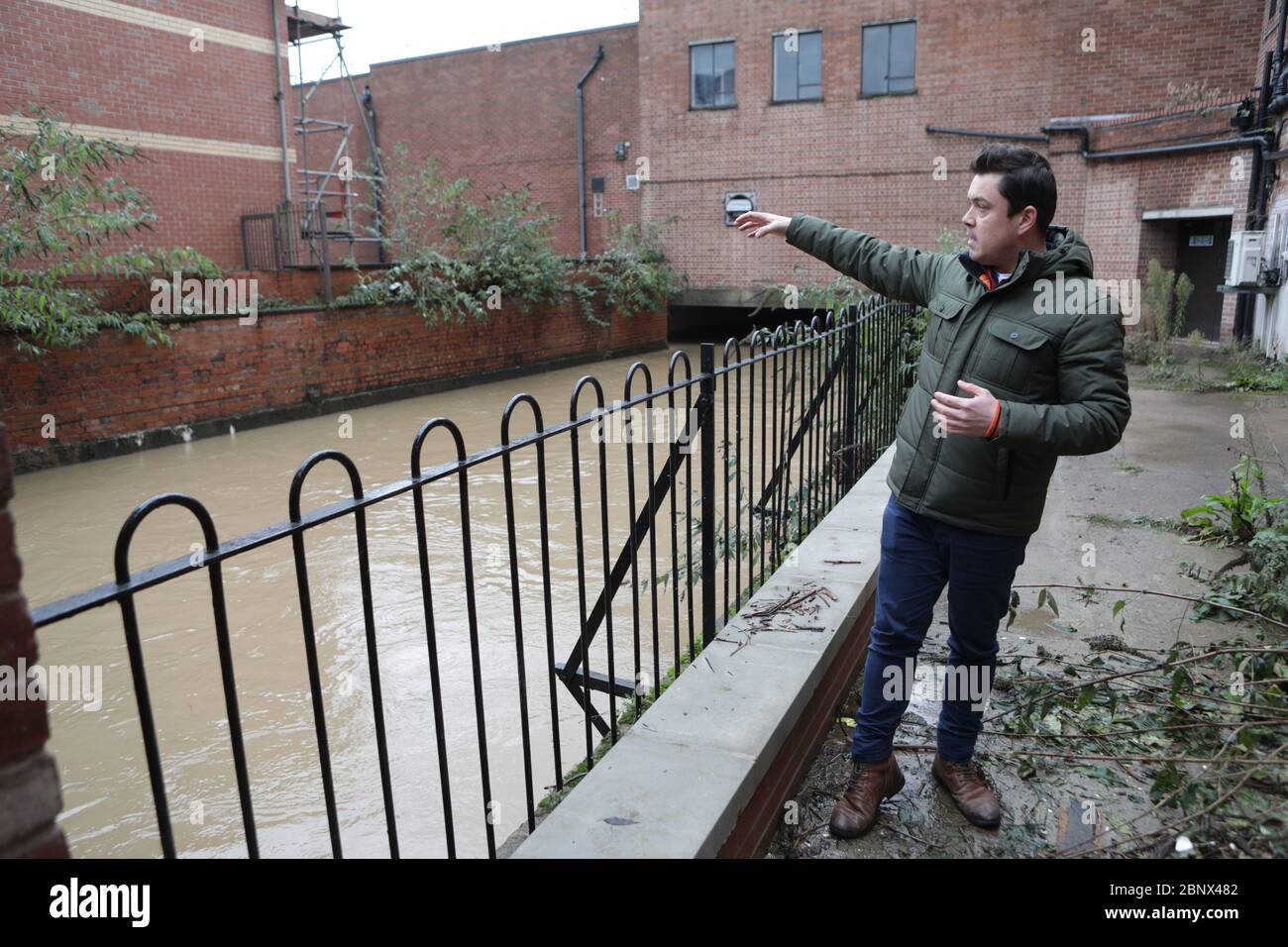 The aftermath of the 7th November, 2019, Floods in Worksop. Simon ...