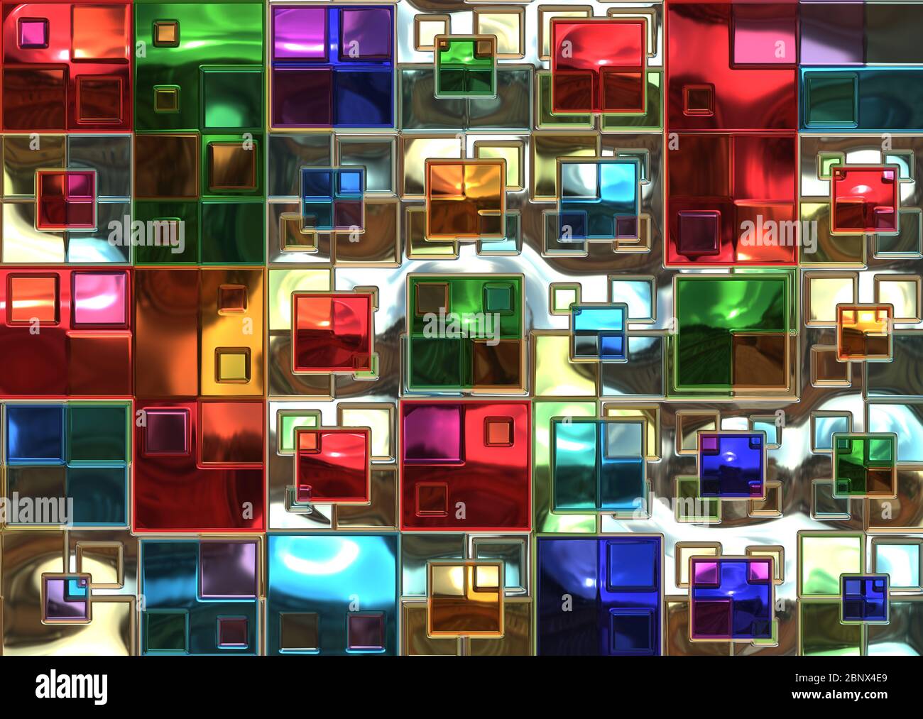 colored glass bricks wall Stock Photo - Alamy