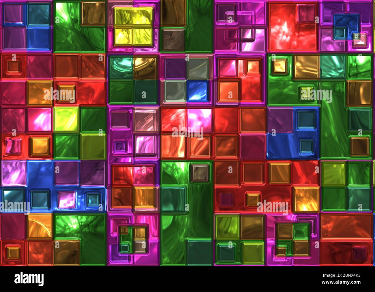 colored glass bricks wall Stock Photo - Alamy