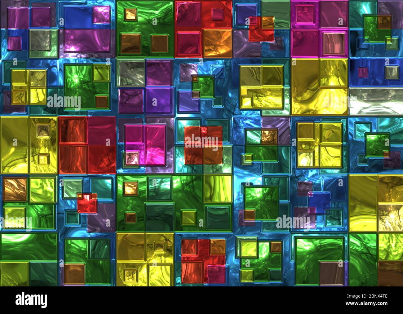 colored glass bricks wall Stock Photo - Alamy