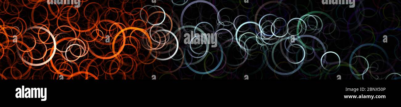 Fantastic circle panorama background design illustration Stock Photo ...