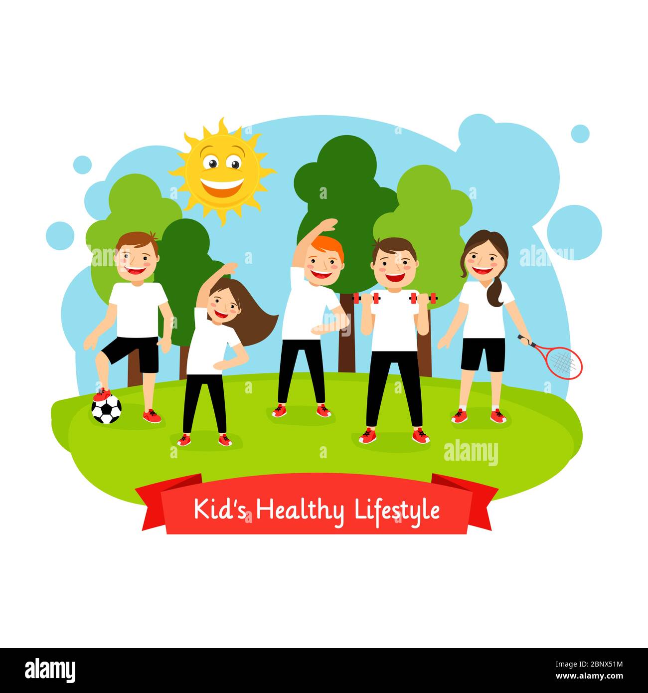 Healthy Lifestyle Drawings For Kids