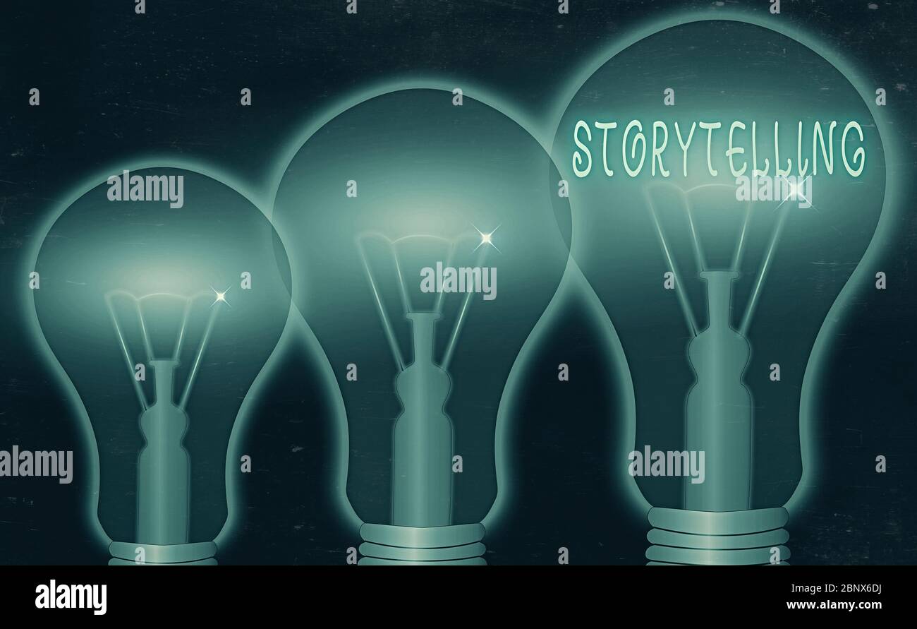 Text sign showing Storytelling. Business photo showcasing activity ...