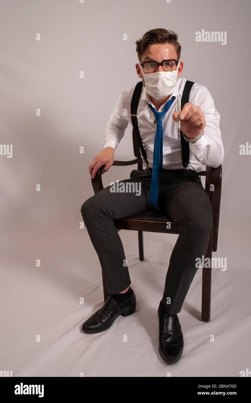 modern nerdy man with glasses Stock Photo - Alamy