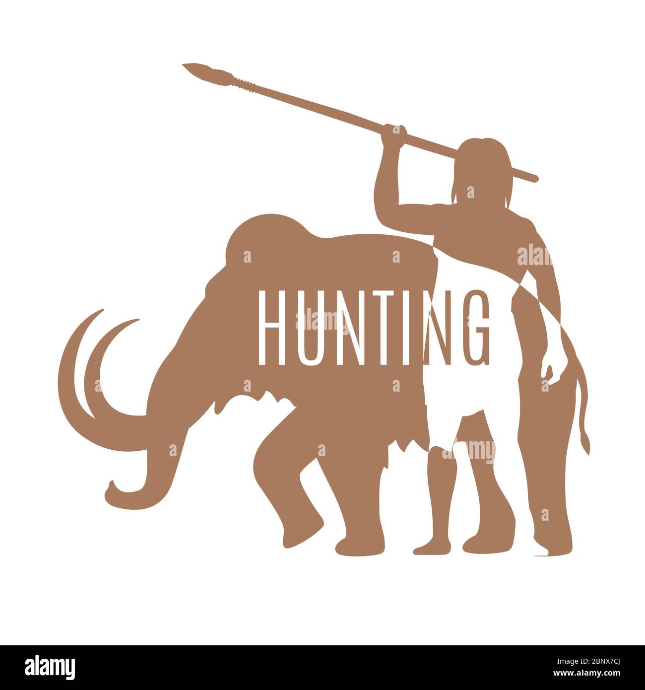 Animal hunting history Stock Vector Images - Alamy