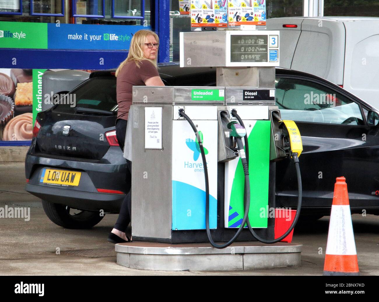 Harvest petrol station hi-res stock photography and images - Alamy