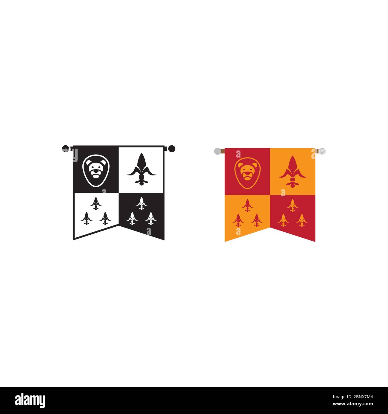 Medieval Flag Symbol High Resolution Stock Photography and Images - Alamy